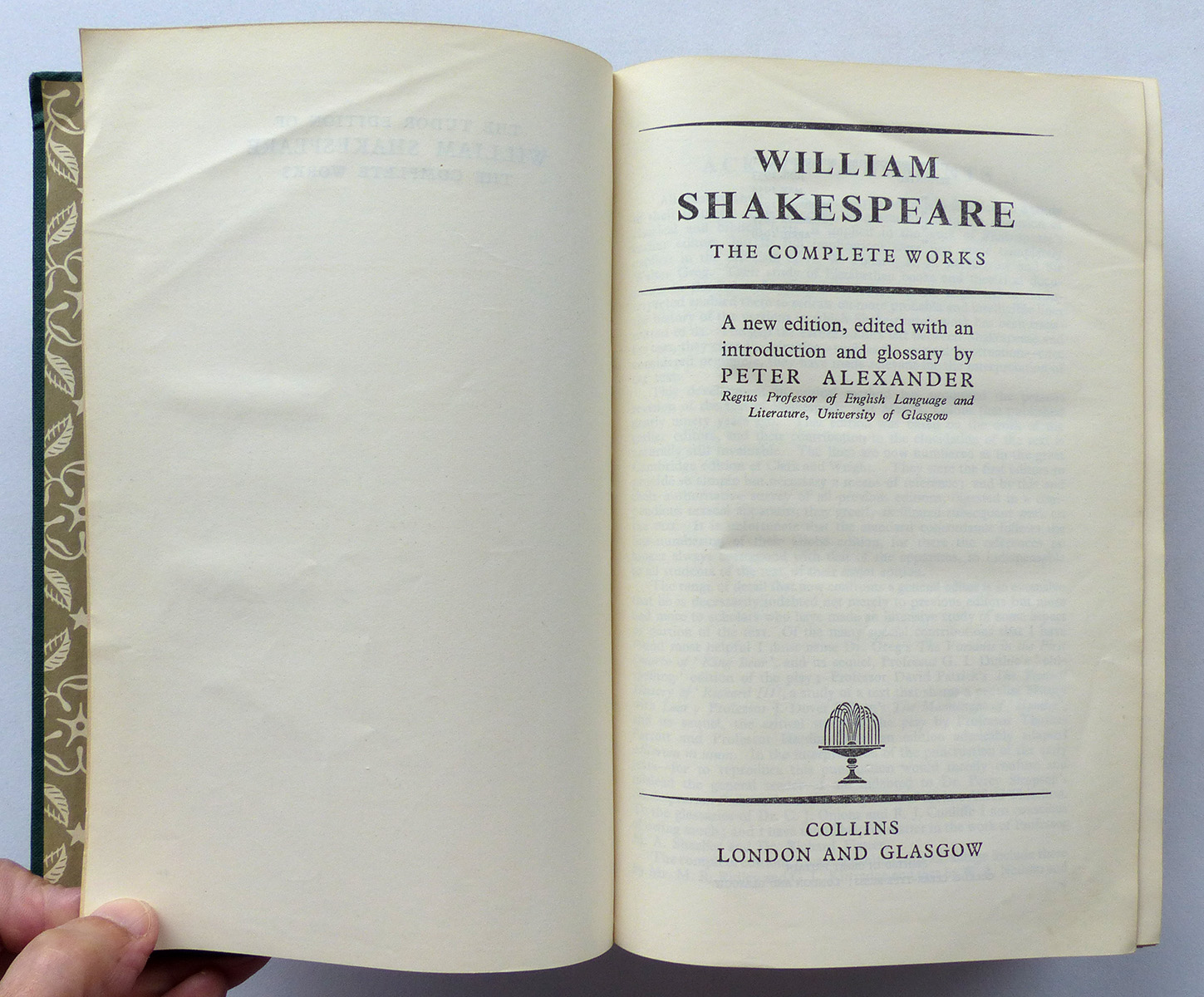 SHAKESPEARE, William - The complete works » Il Tuffatore - Books